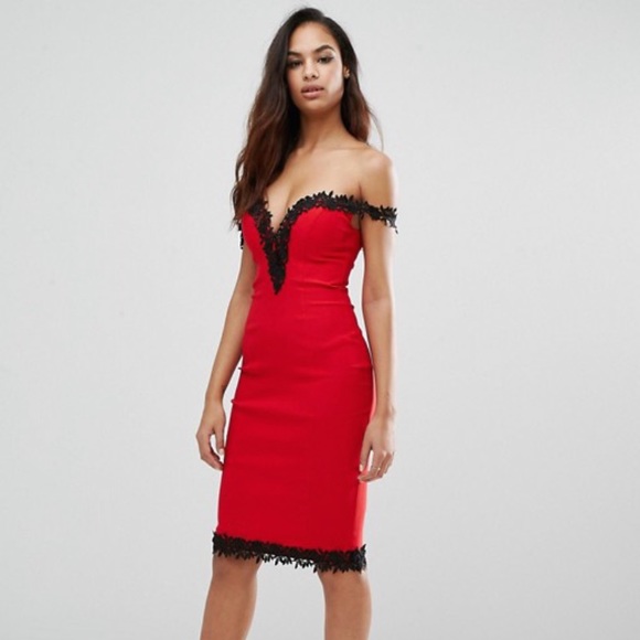 Rare London | Dresses | Rare London Red Dress | Poshmark